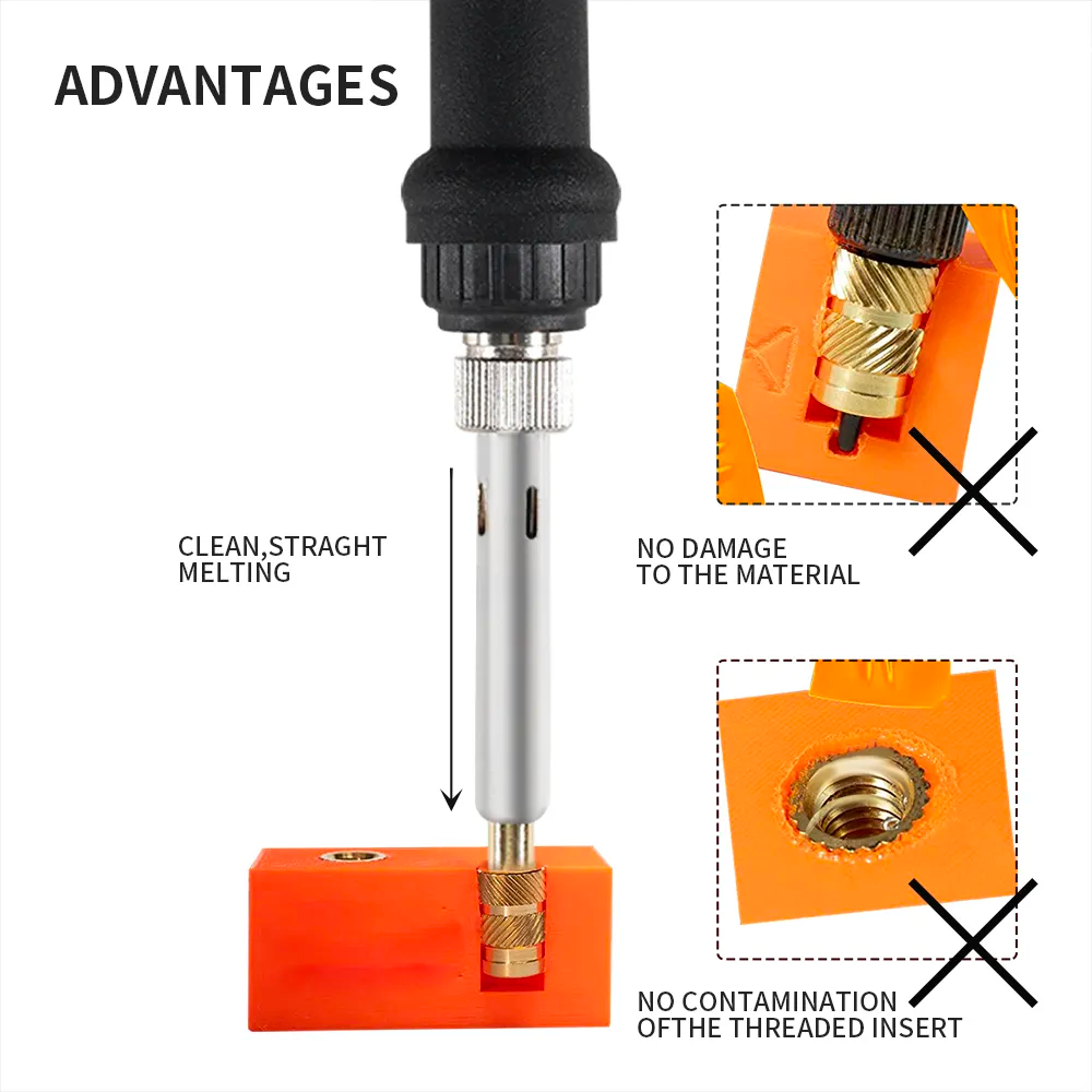 Heat-Set Insert Soldering Iron Tip Set – Kelly Industries